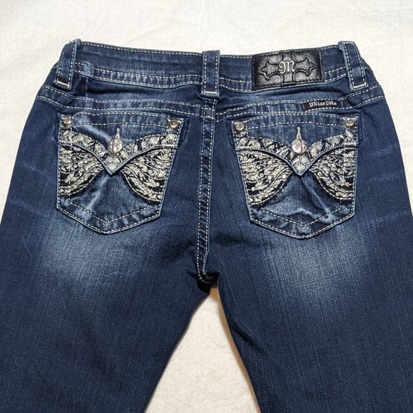 Miss Me | Jeans | Miss Me Silver Stitched And Faux Flap Pocket Bootcut ...